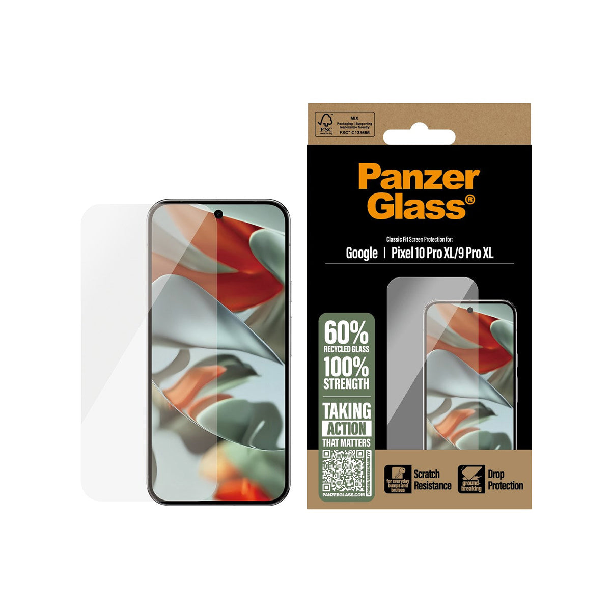 PanzerGlass Screen Protector for Google Pixel 10 Pro XL - Ultimate Pro ...