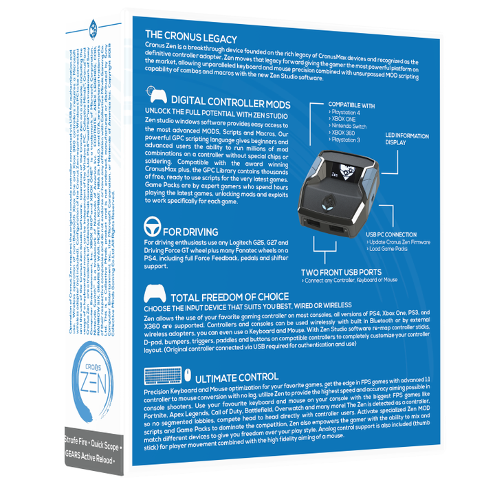 Buy Collective Minds Cronus Zen Emulator and Controller Adaptor at the ...